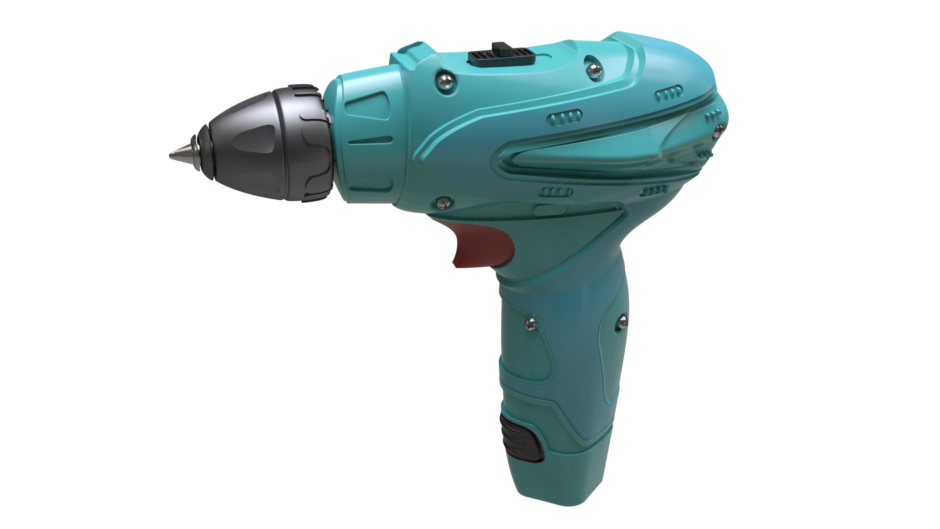 3D hand drill model - TurboSquid 1611467