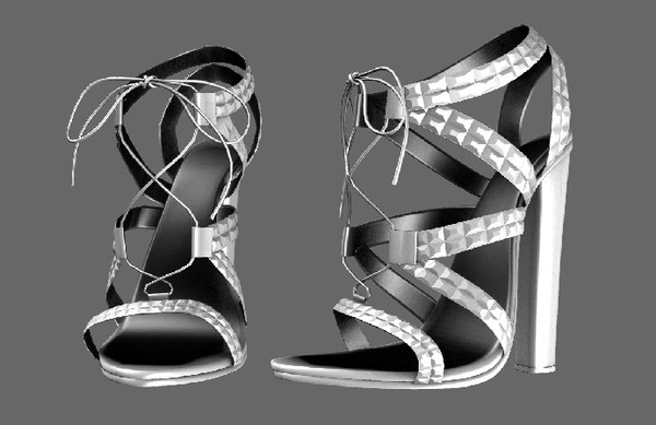 Y185ハイヒールシューズ3Dモデル - TurboSquid 1611582