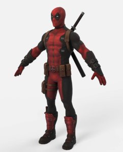 3D Deadpool Models | TurboSquid