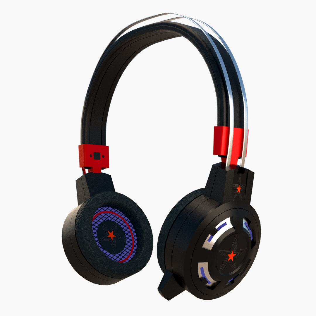 Headphone headset 3D model - TurboSquid 1611855