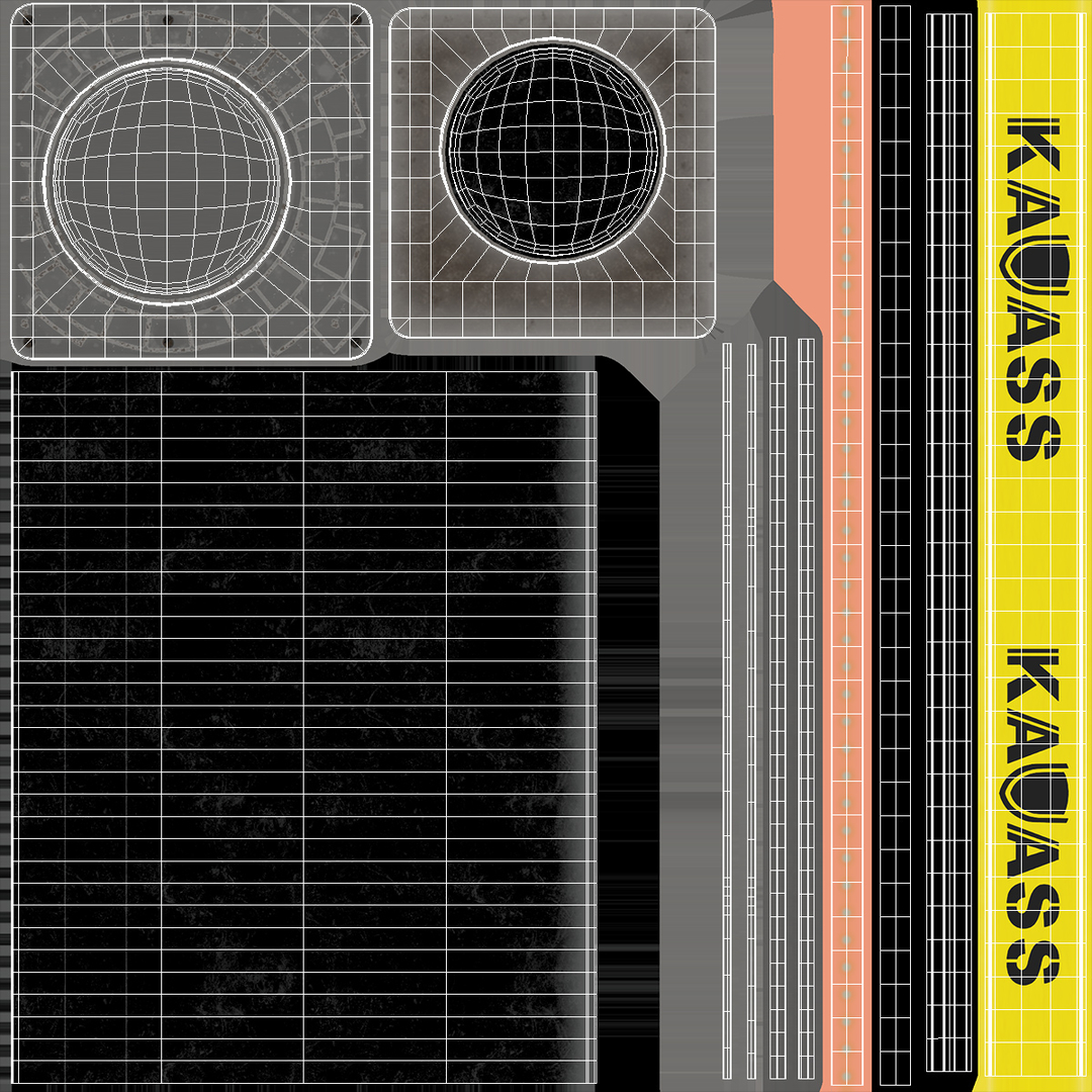 3D model kavass retractable security bollard - TurboSquid 1612633