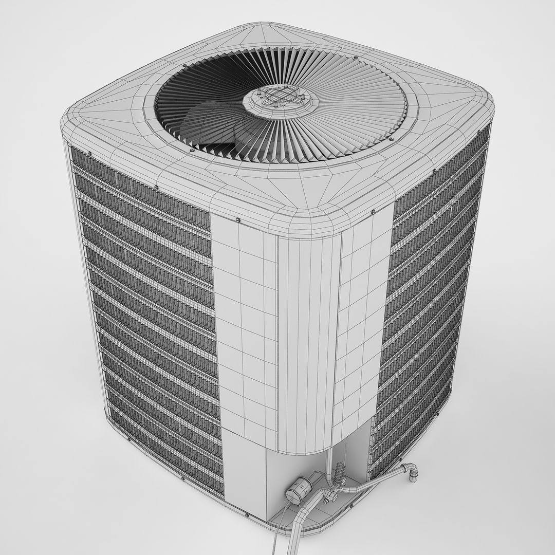 Air conditioner condenser 3D model - TurboSquid 1612921