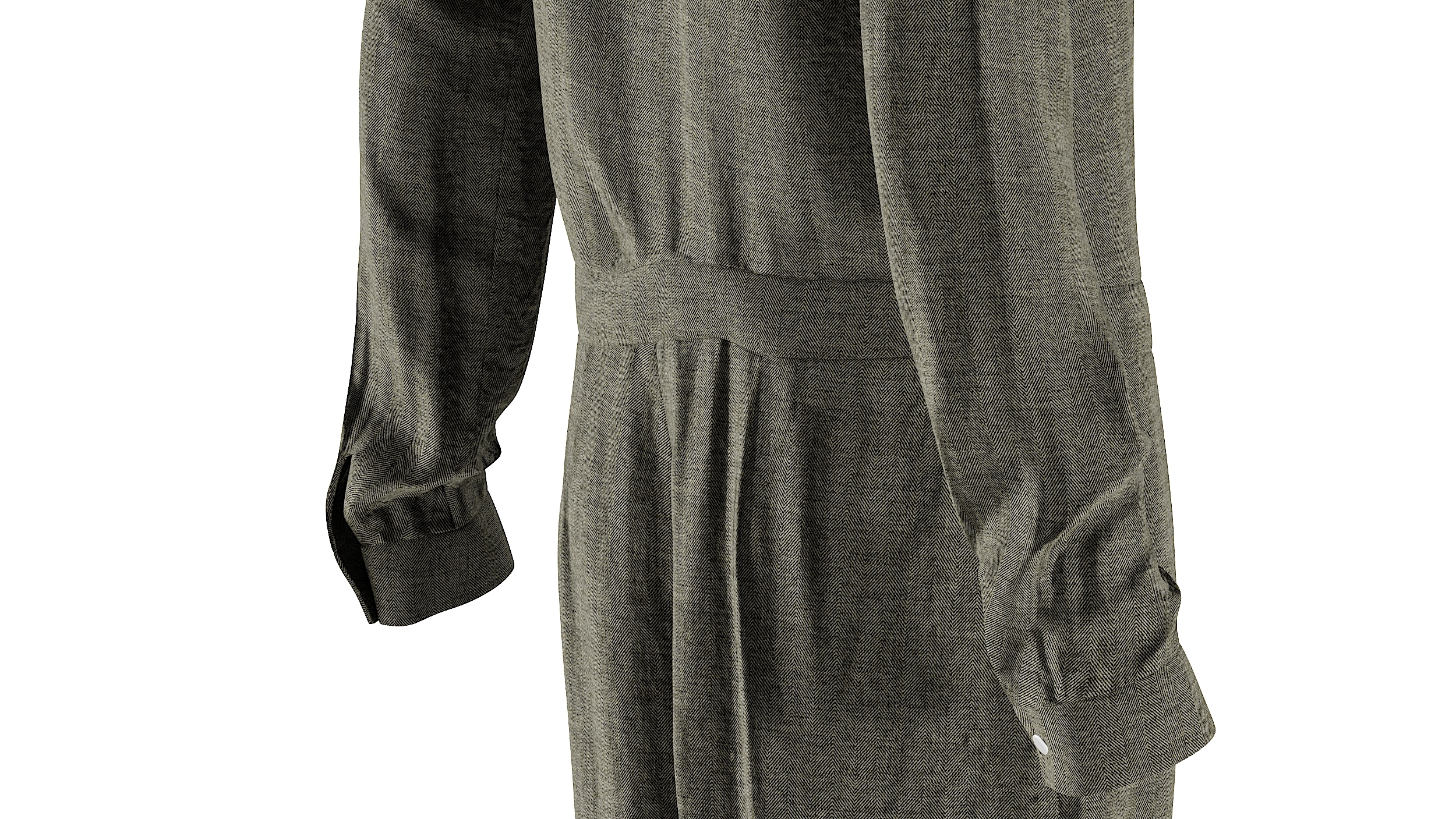 3D realistic women s overalls model - TurboSquid 1613082