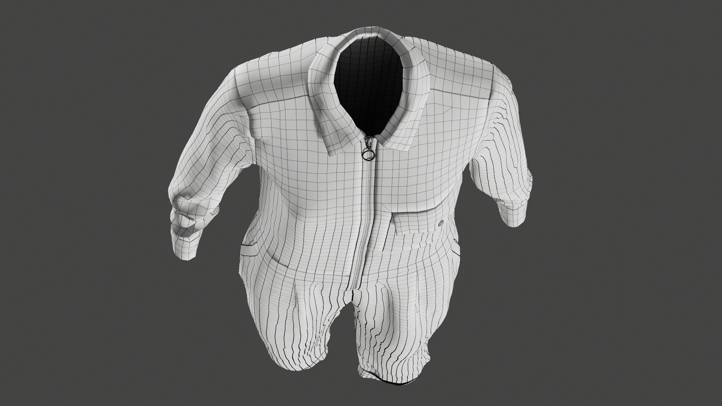 3D realistic women s overalls model - TurboSquid 1613082