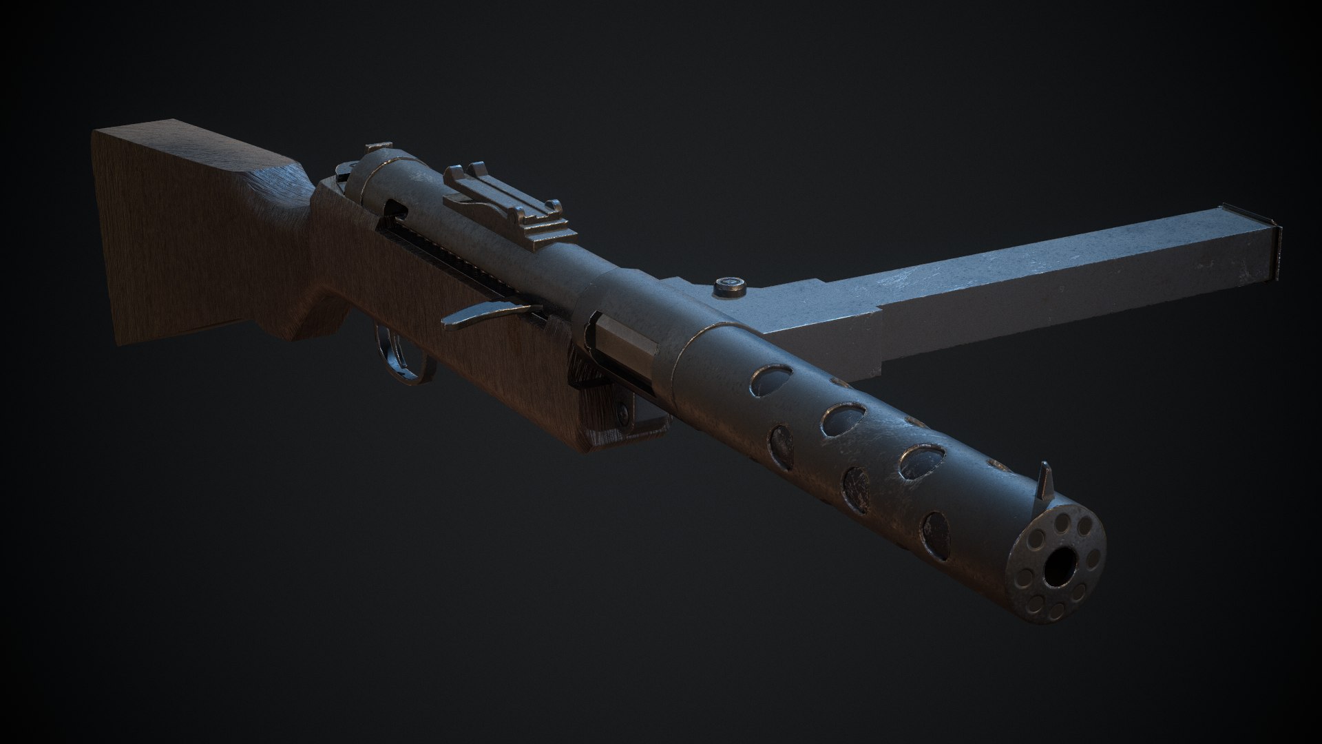 Mp-28 weapon model - TurboSquid 1613220