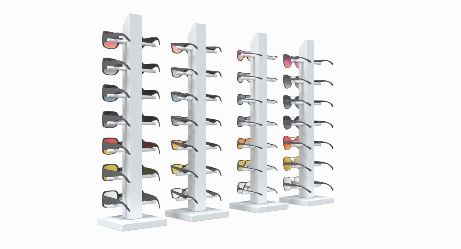 Sun Glasses Rack Model Turbosquid 1613240
