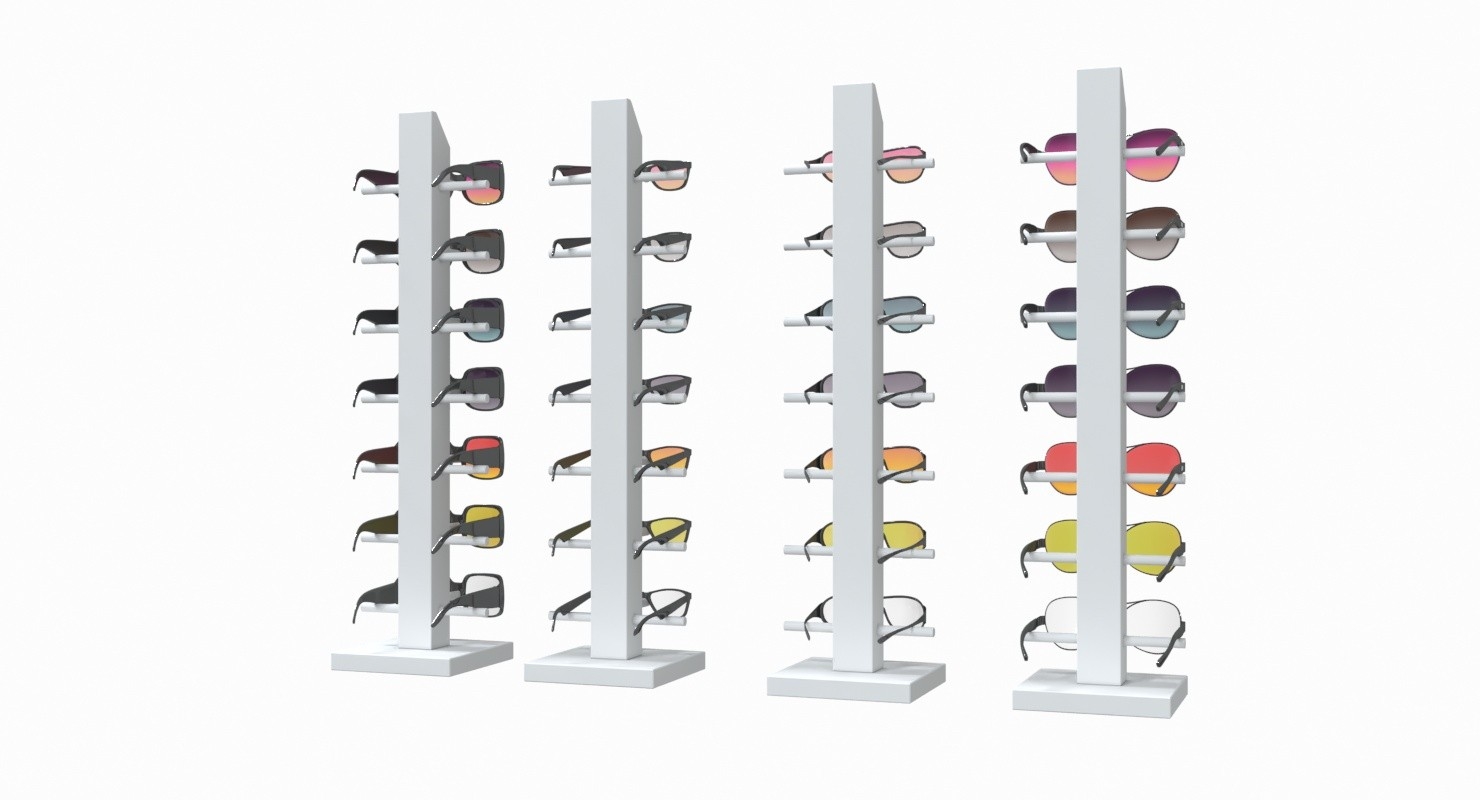 Sun Glasses Rack Model Turbosquid 1613240