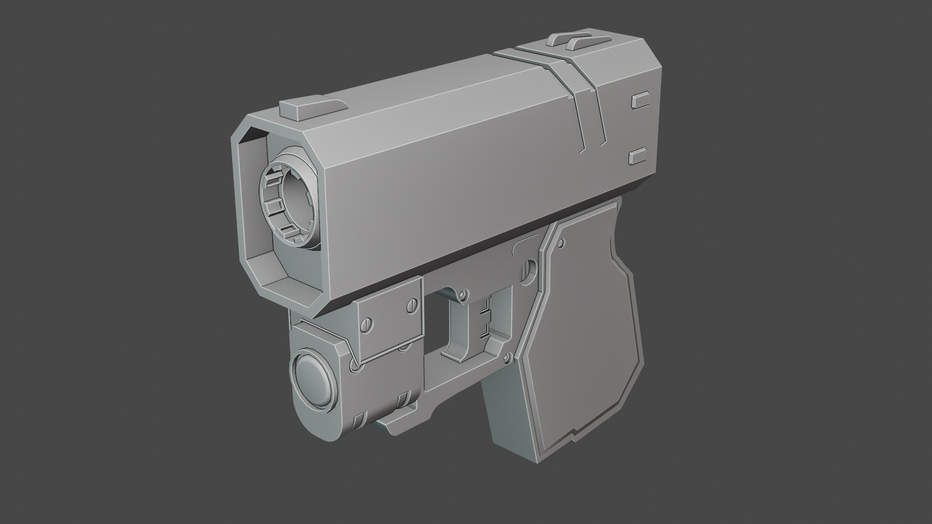 3D model simple gun - TurboSquid 1613319