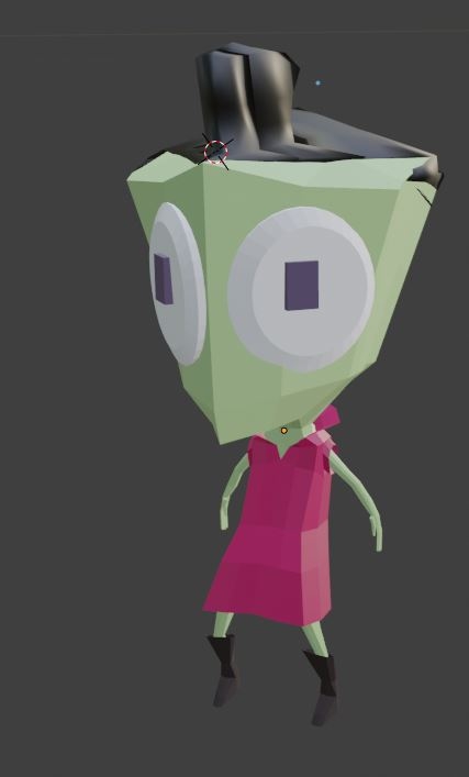 3D zim invader model - TurboSquid 1613396
