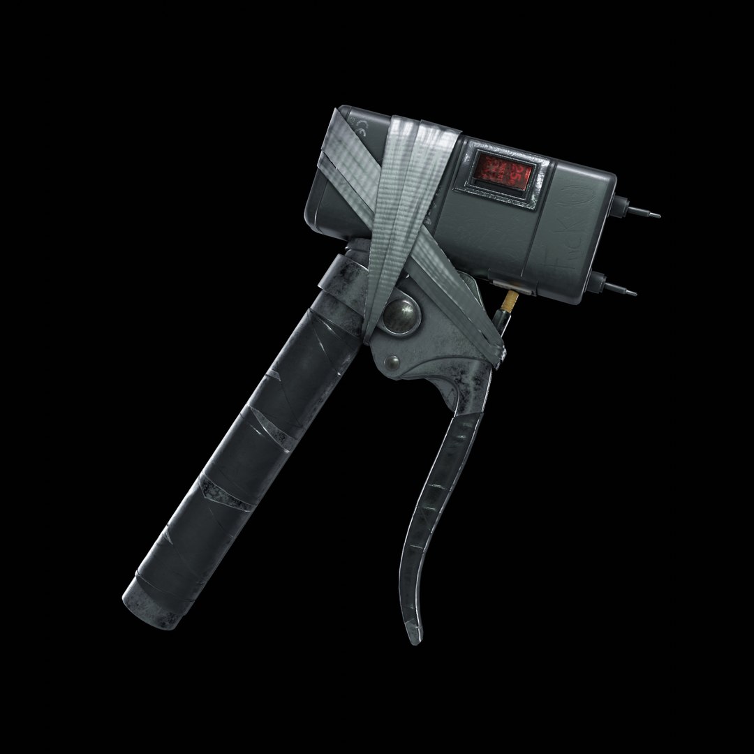 Taser gun model - TurboSquid 1613600