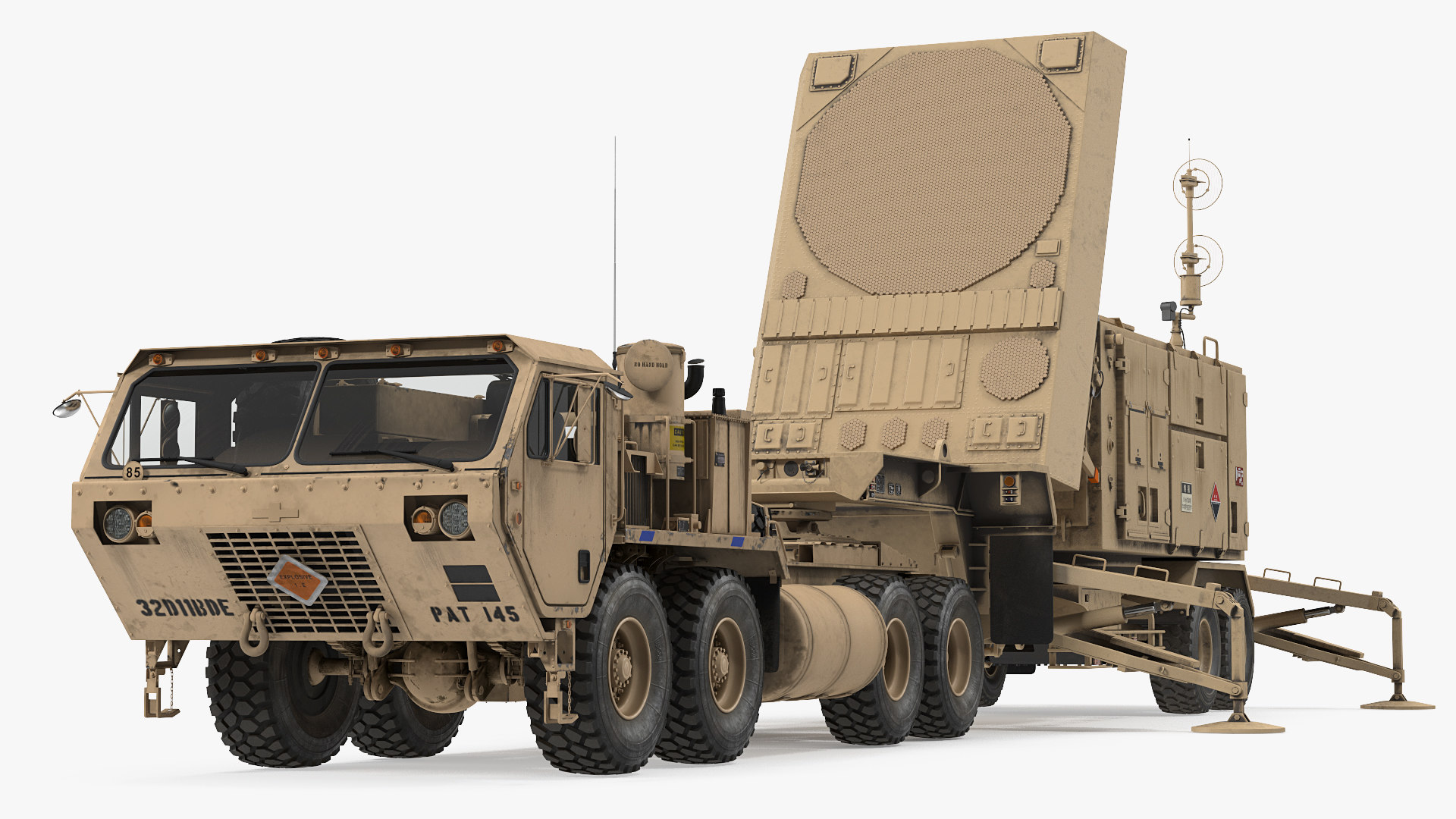 3D model hemtt m985 patriot mpq53 - TurboSquid 1614033