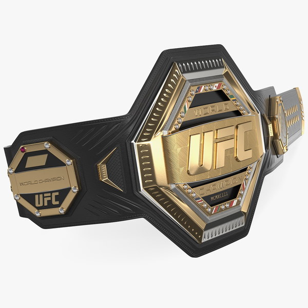 modelo 3d Cinturón de campeón de UFC - TurboSquid 1614074