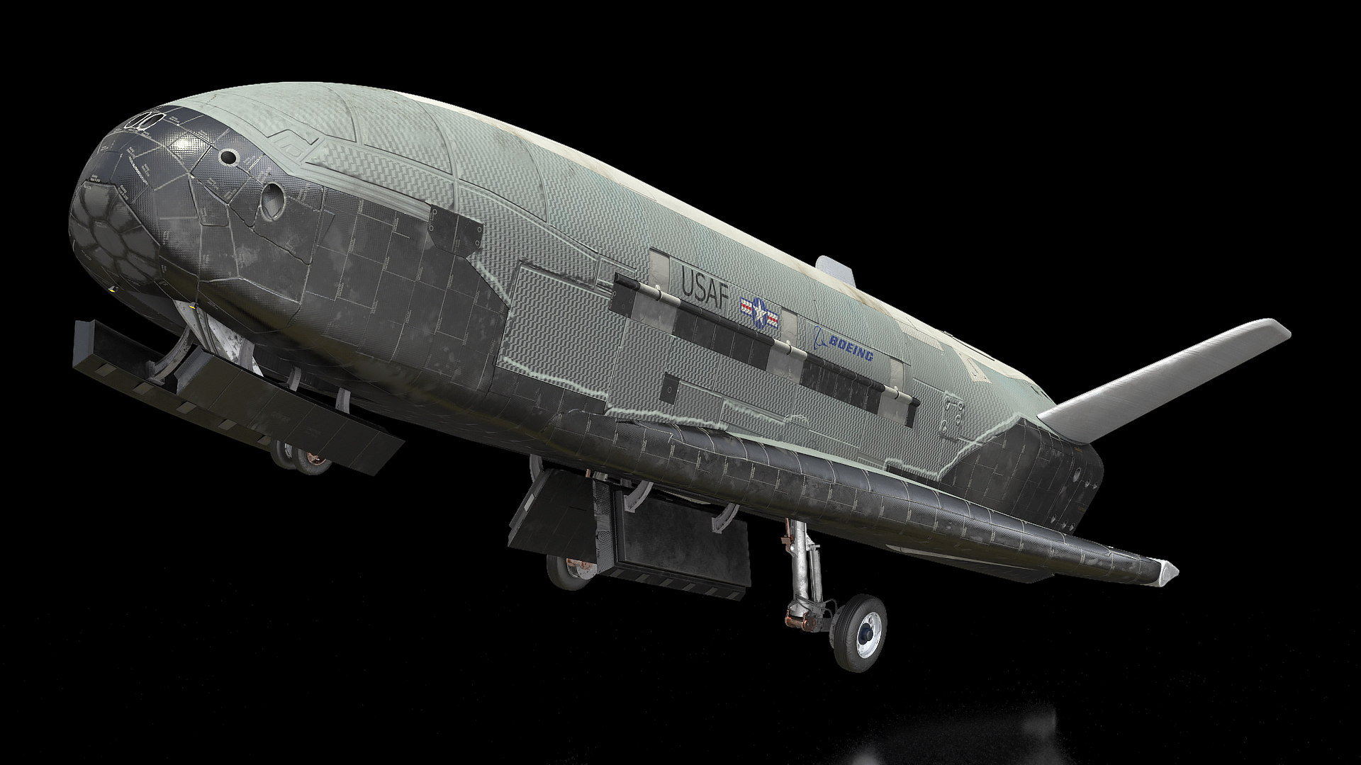 modèle 3D de Boeing X37 Reusable Robotic Spacecraft Rigged - TurboSquid ...