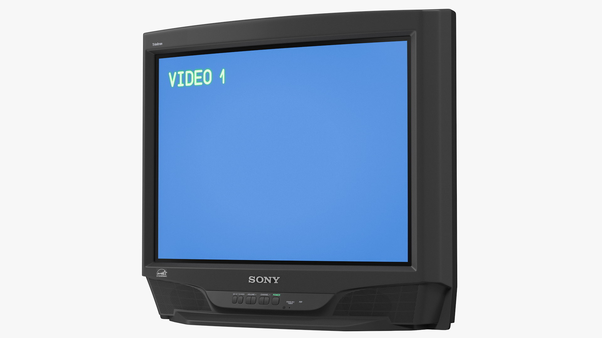 modelo 3d Sony Trinitron KV-27S46 Retro CRT TV - TurboSquid 1614329