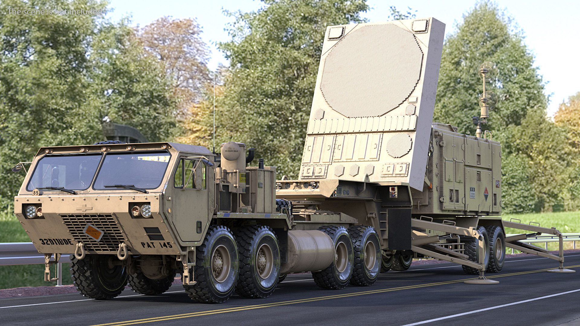 3D hemtt m985 mpq53 radar - TurboSquid 1614349