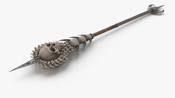 Staff skull v2 1 3D model - TurboSquid 1614607