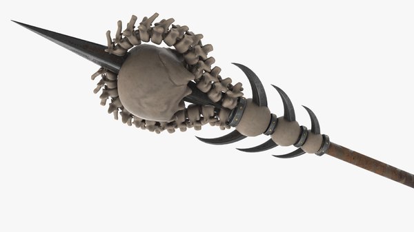Staff skull v2 1 3D model - TurboSquid 1614607