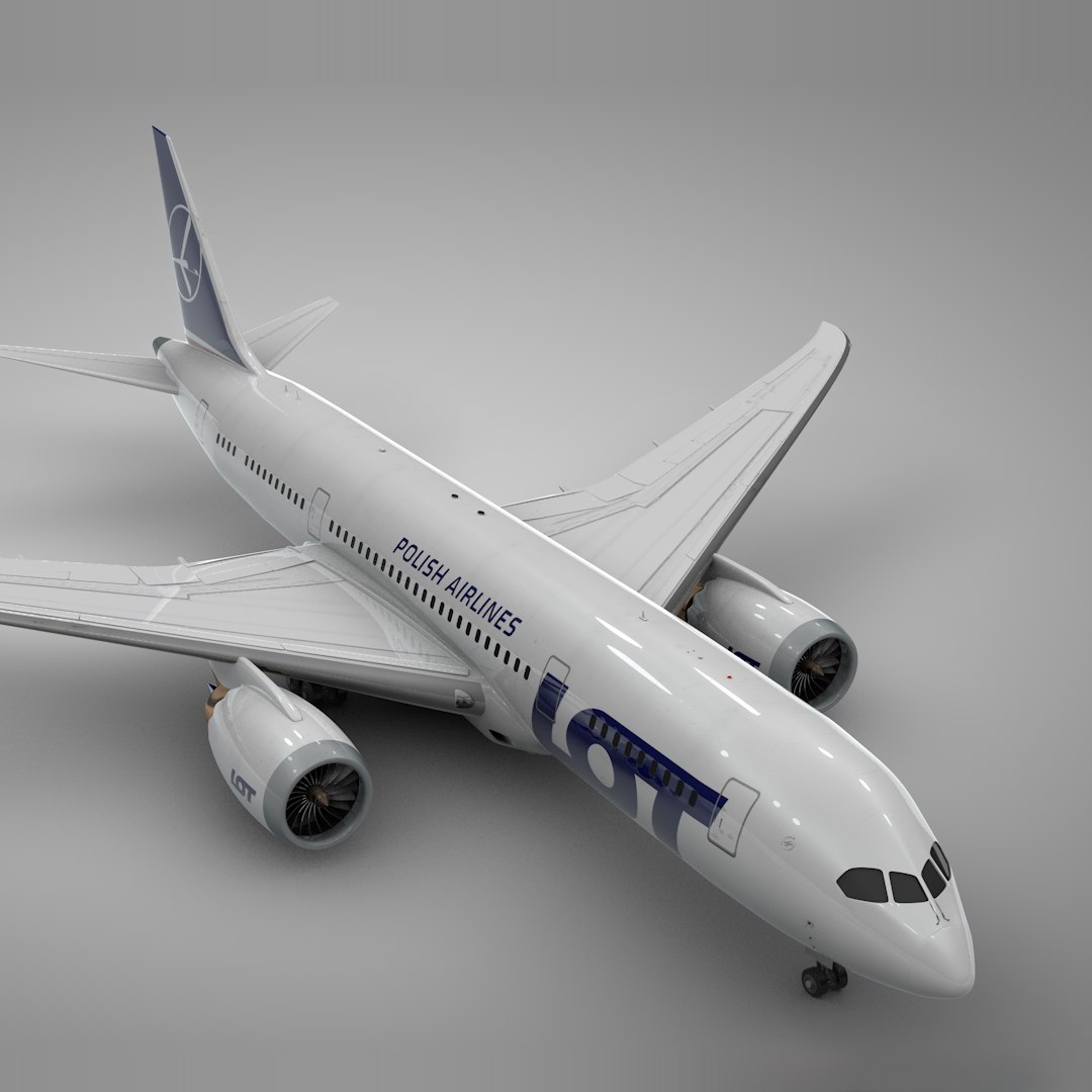 Boeing 787 lot l901 3D model - TurboSquid 1614657
