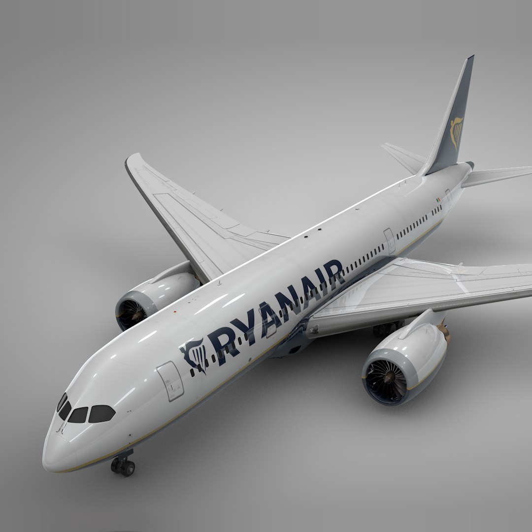 Boeing 787 Dreamliner RYANAIR L900 Modelo 3D - TurboSquid 1614656