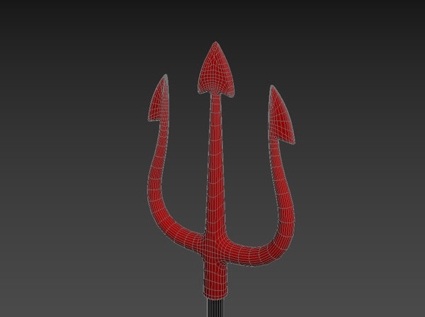 Devil trident 3D - TurboSquid 1614782