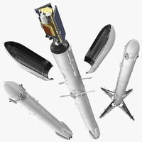 south korean naro launch pad 3d model