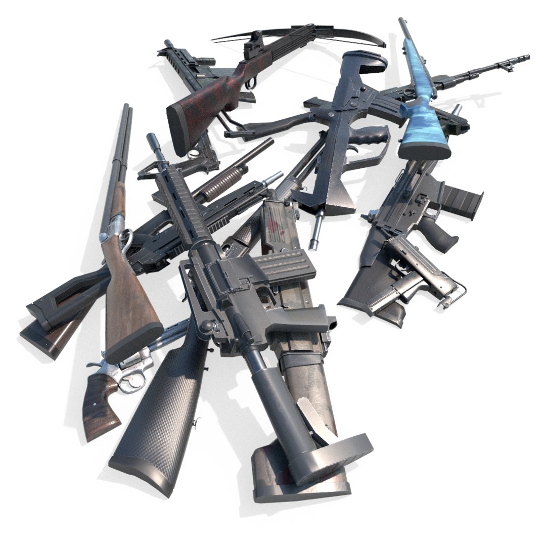 Pbr weapon 3D - TurboSquid 1614941