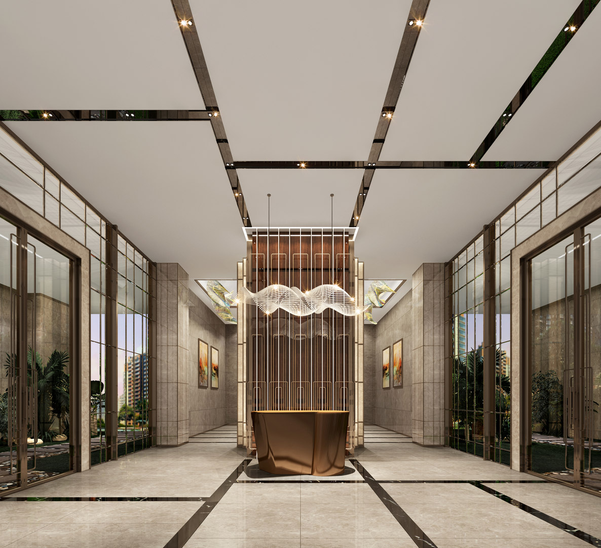 Lobby 3D-Modell - TurboSquid 1614904