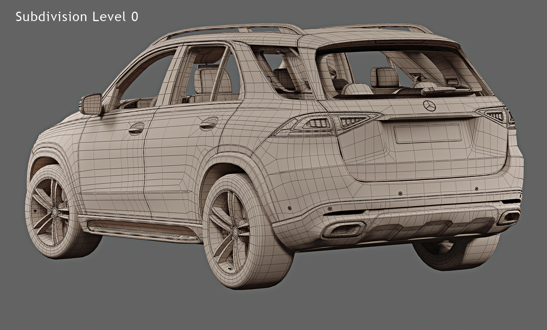 2020 mercedes benz gle 3D model - TurboSquid 1361443