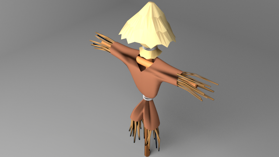 3D scarecrow model - TurboSquid 1614933