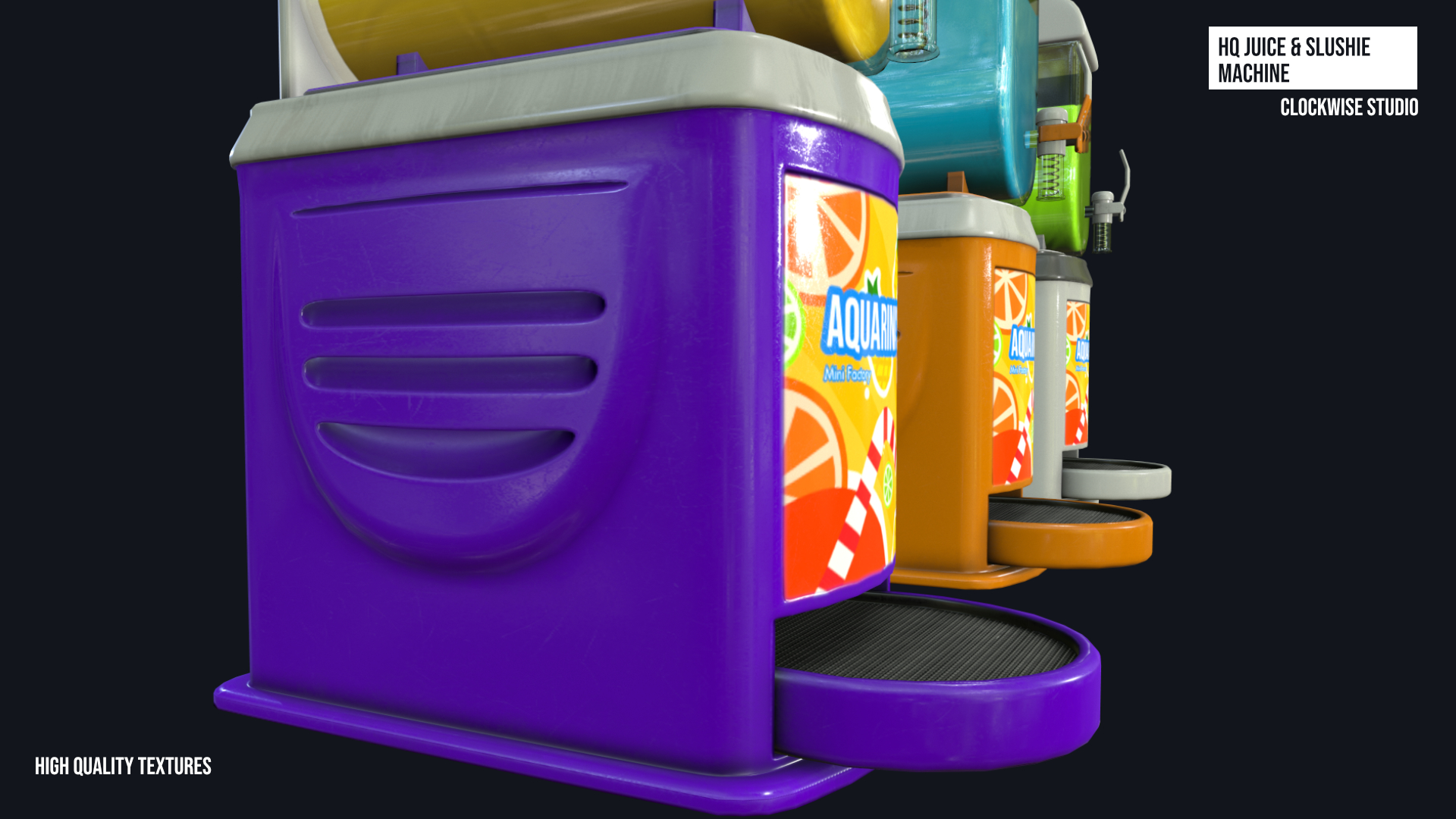 Juice slushie 3D model - TurboSquid 1614970