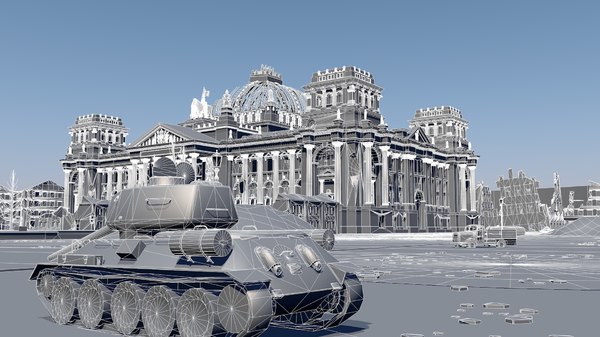 Reichstag Berlin 1945 Model 3D - TurboSquid 1615049