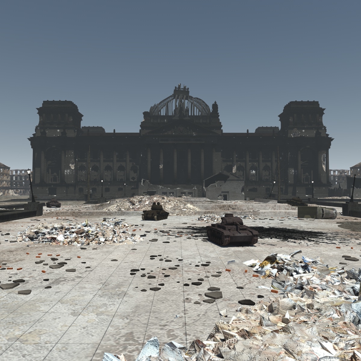 3D reichstag 1945 berlin - TurboSquid 1615049