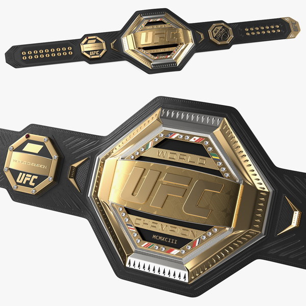 UFC Legacy Championship Belt leży na podłodze Model 3D - TurboSquid 1615503