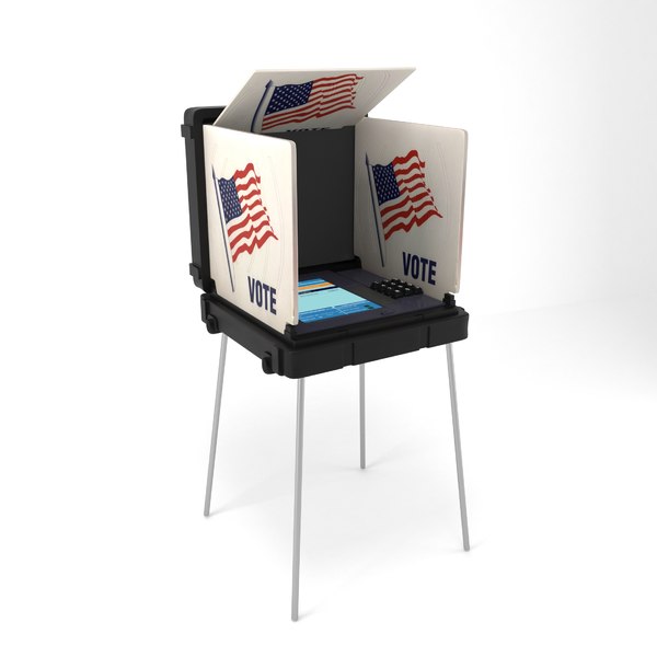 3D voting polling station model - TurboSquid 1615137