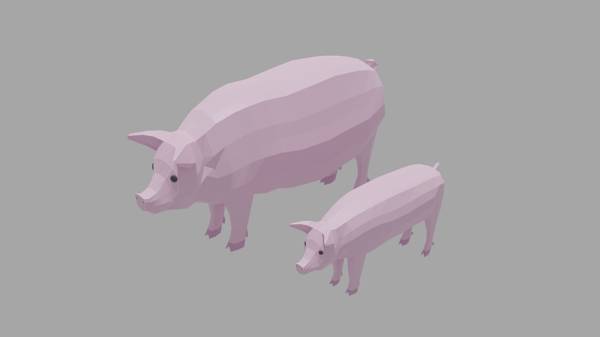3D pig pack - TurboSquid 1615164