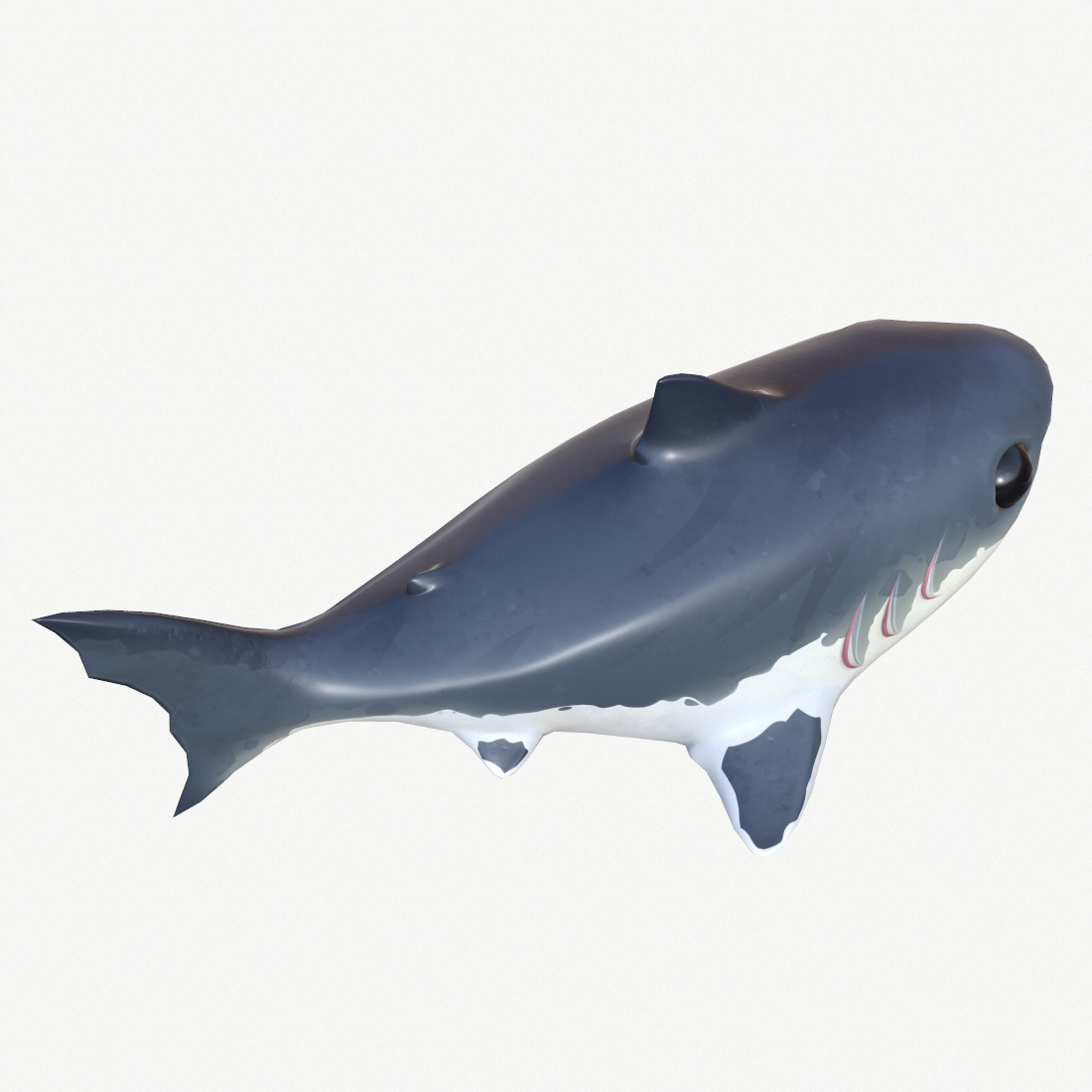 Stylized baby shark 3D model - TurboSquid 1615318