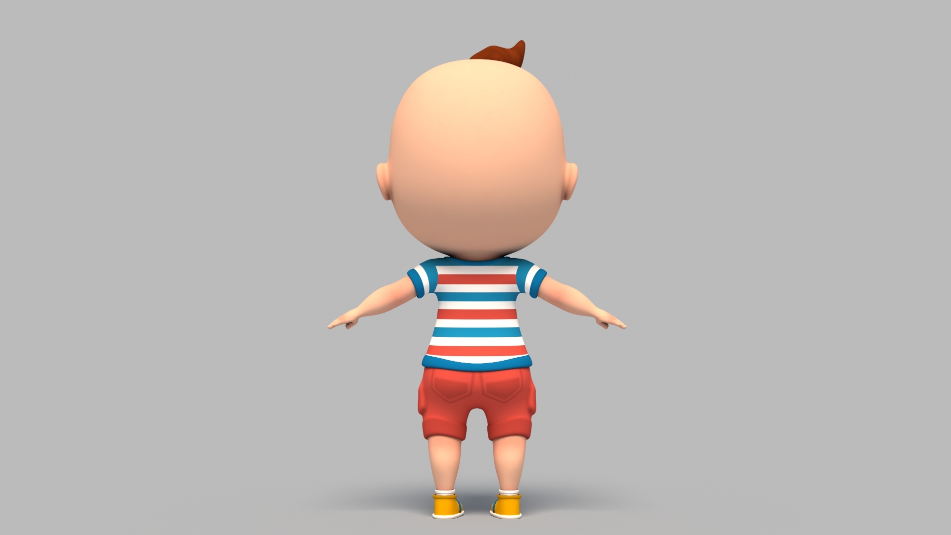 3D baby rig animation character model - TurboSquid 1615398