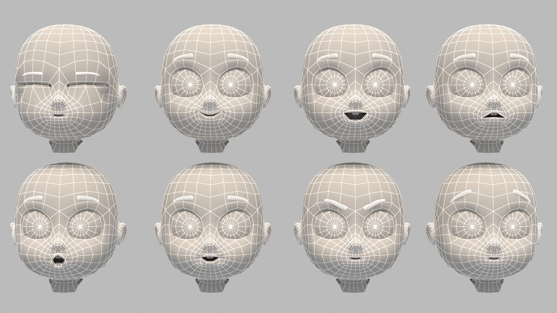 3D baby rig animation character model - TurboSquid 1615398