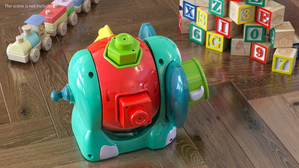 Elephant shape sorter toy 3D model - TurboSquid 1615476