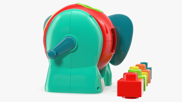 Elephant shape sorter toy 3D model - TurboSquid 1615476