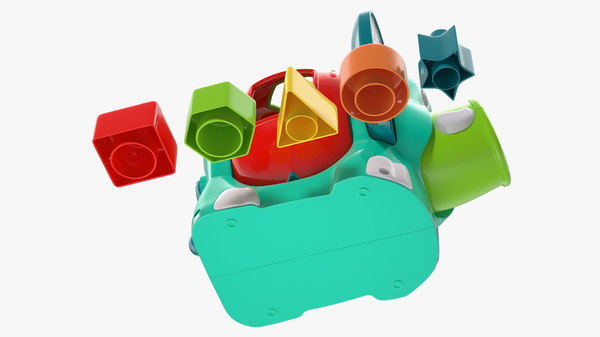 Elephant shape sorter toy 3D model - TurboSquid 1615476