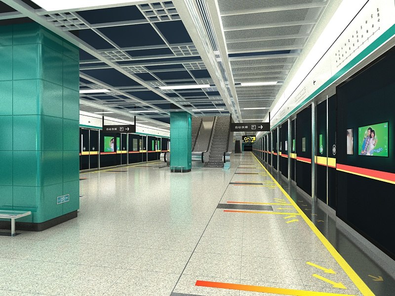 3D subway station 3 - TurboSquid 1615712