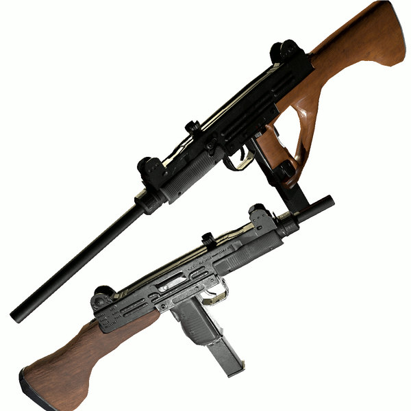 3D uzi versions imi norinco - TurboSquid 1615605