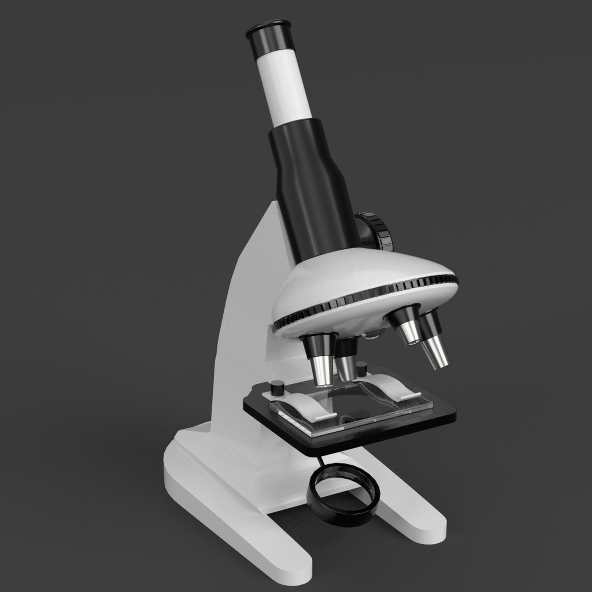 microscope 3d 3ds