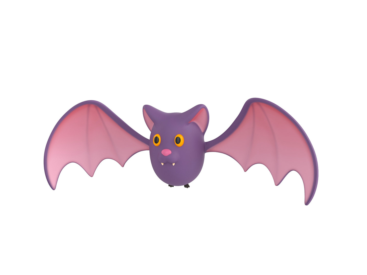 Modello 3D pipistrello cartone animato - TurboSquid 1615787