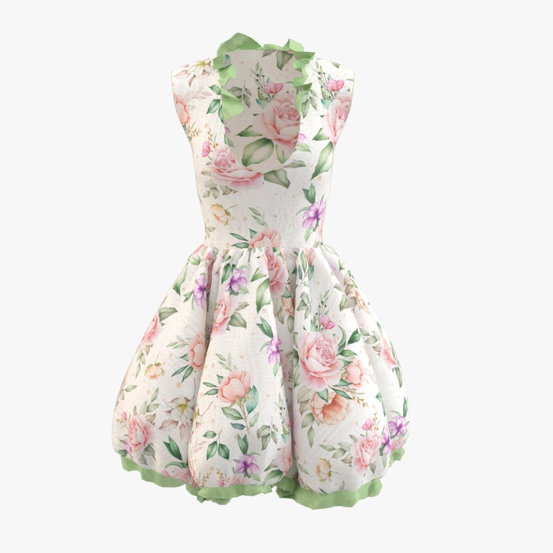 Dress cloth 3D model - TurboSquid 1615949