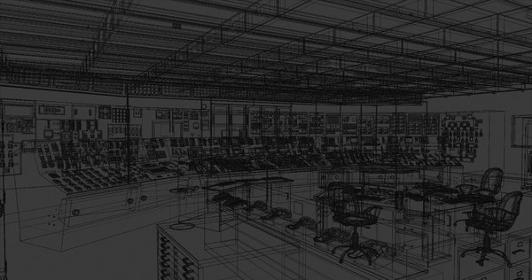Control room nuclear power 3D - TurboSquid 1610955