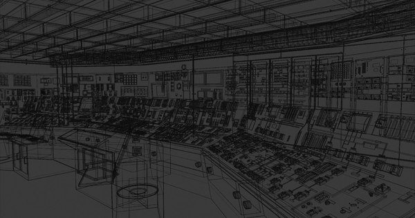 Control room nuclear power 3D - TurboSquid 1610955