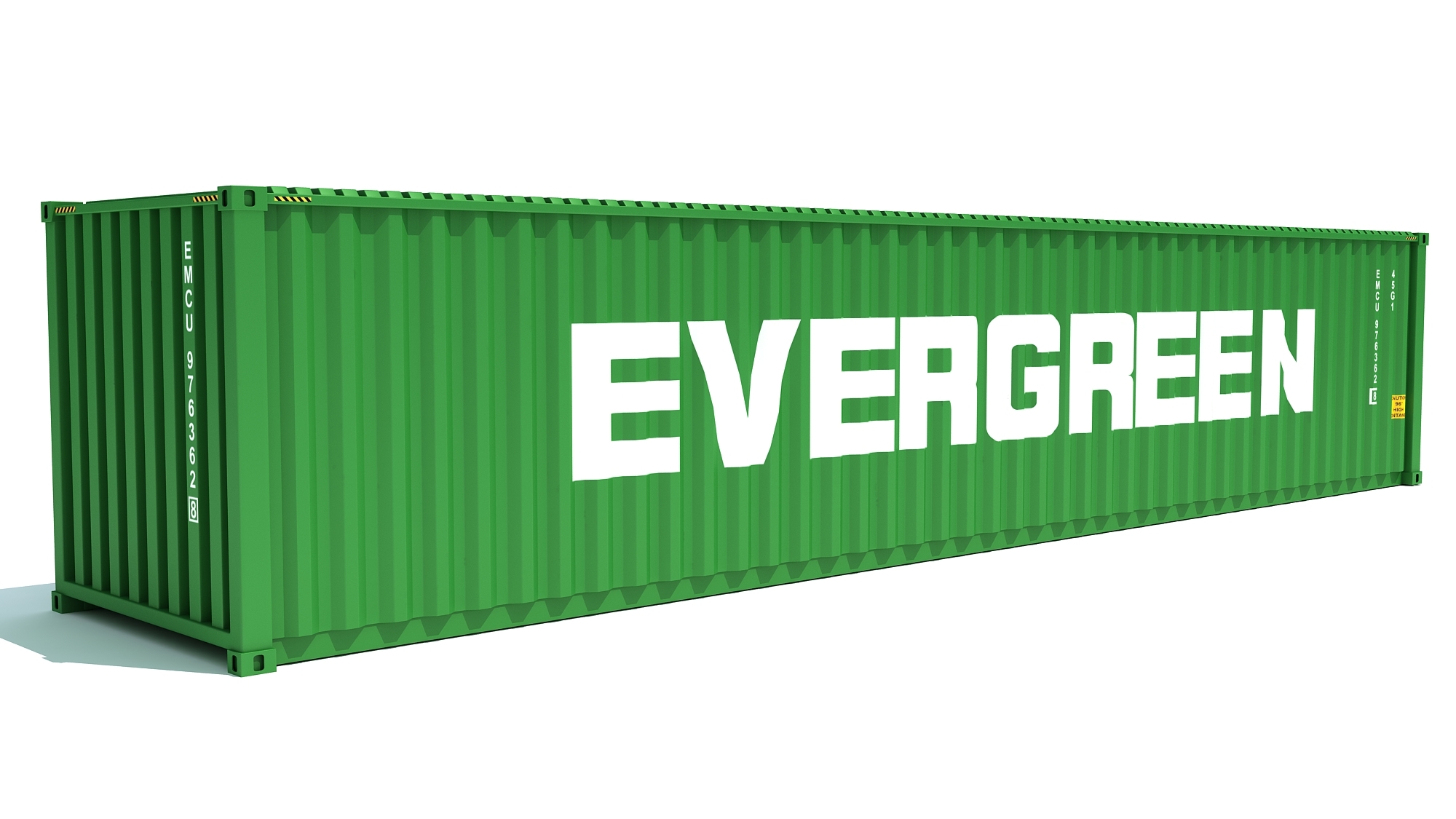 3D shipping container evergreen - TurboSquid 1616000