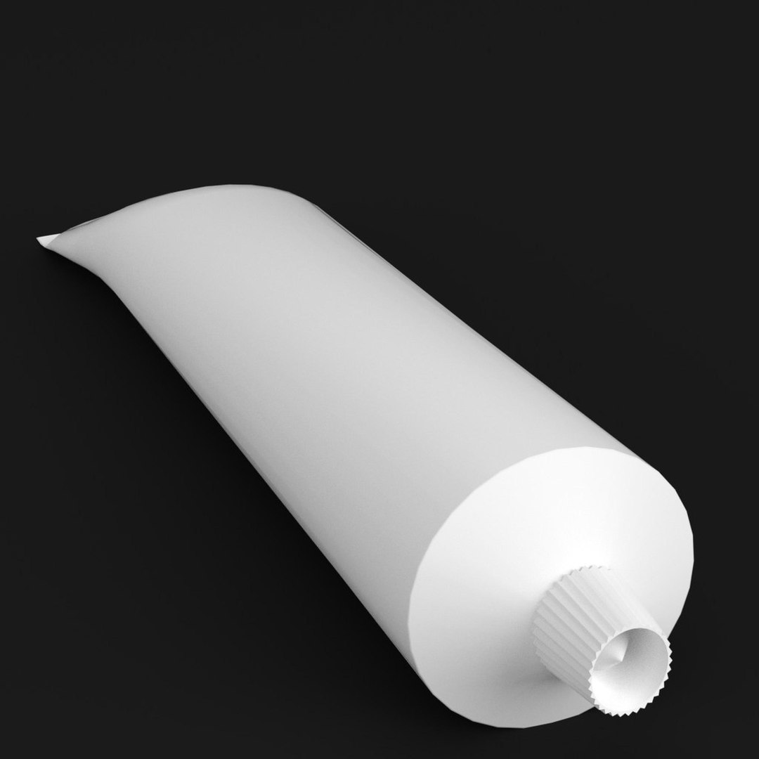 toothpaste container 2 3d model